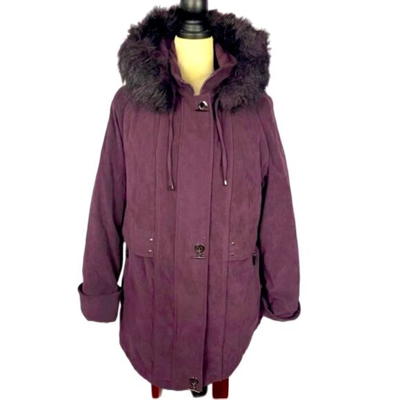 fleet street | Jackets & Coats | Fleetstreetplum Colored Thick Winter ...